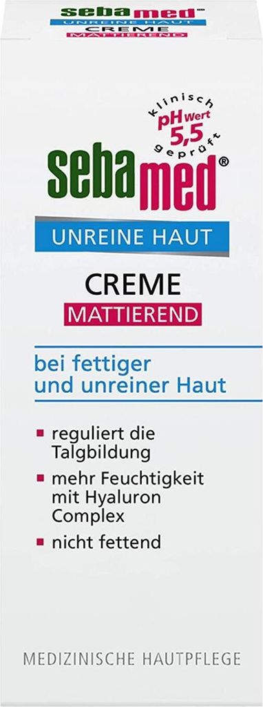 Sebamed Impure Skin Mattifying Cream More Moisture 50ml