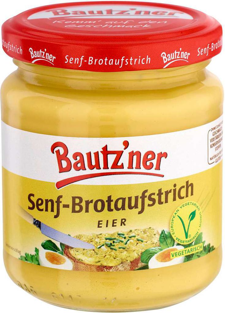 Bautzner Senf Brotaufstrich mit Ei cremig mild und