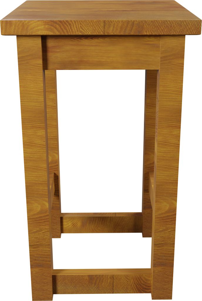 Rustikaler 55 cm | Eiche Teakholz Hocker | Kaufland.de