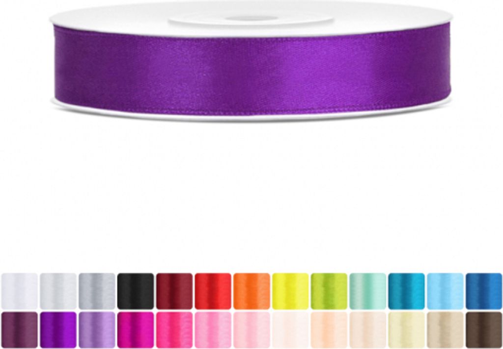 Satinband 12mm Lila - 25 Meter Rolle | Kaufland.de