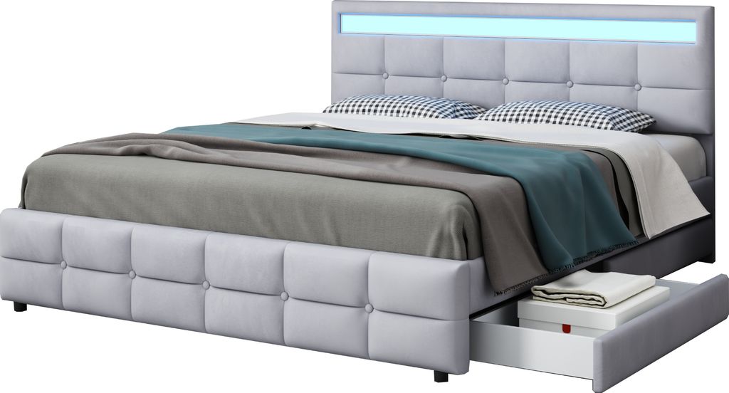 okwish Čalouněná postel 180 x 200 cm, | Kaufland.cz