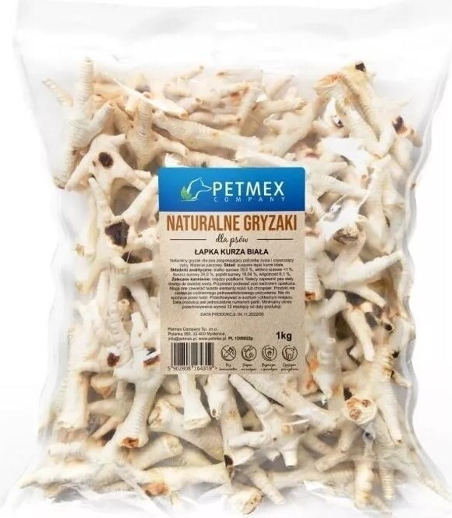 Petmex Kuracie labky biele žuvanie pre psov | Kaufland.sk