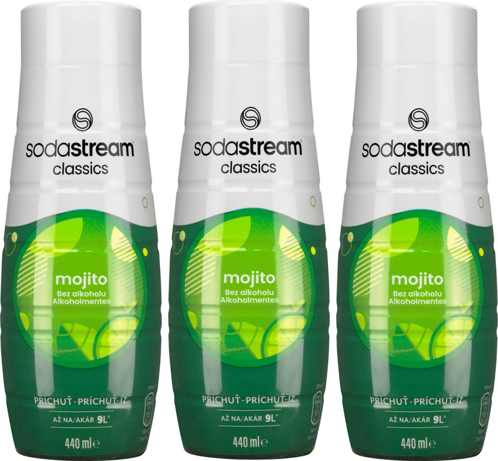 Sirup Sodastream Mojito nealkoholický , 440 ml, 3 ks Sirupy
