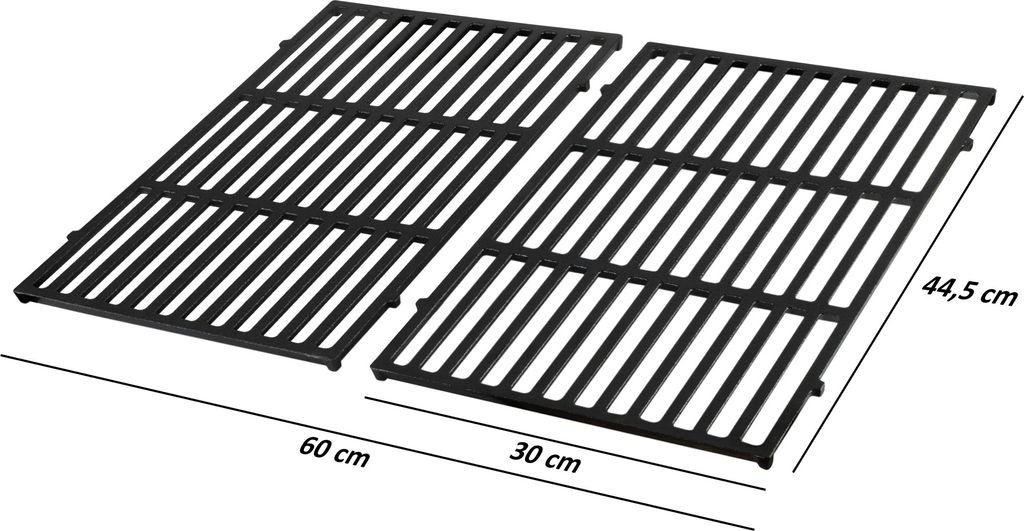 BBQ-Toro Gusseisen Grillrost 30 x 44,5 cm, 2 | Kaufland.de