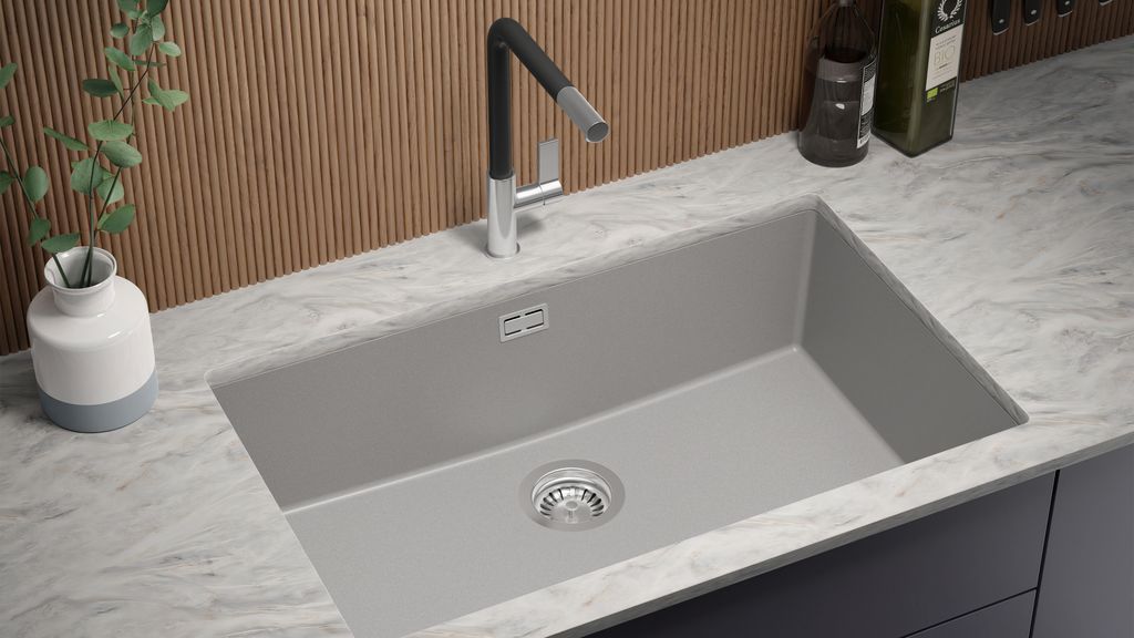 Unterbauspüle Grau 76 x 47 cm, Spülbecken + | Kaufland.de