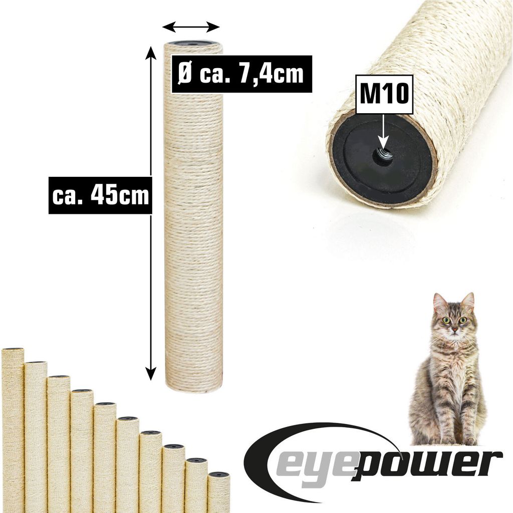 Sisalový stĺp 45x7,1cm (M10) 2x vnútorný | Kaufland.sk