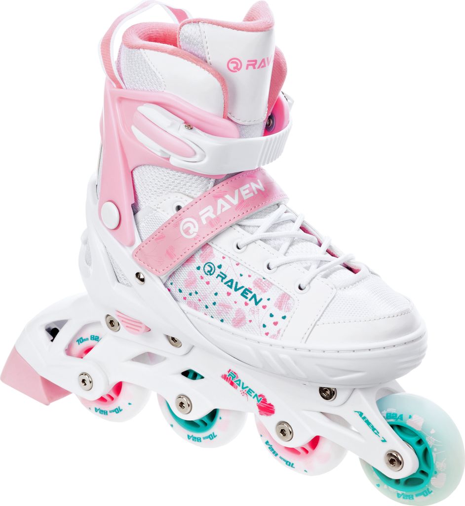 RAVEN Inline Skates Inliner ROSI verstellbar 28-32 (18,5cm