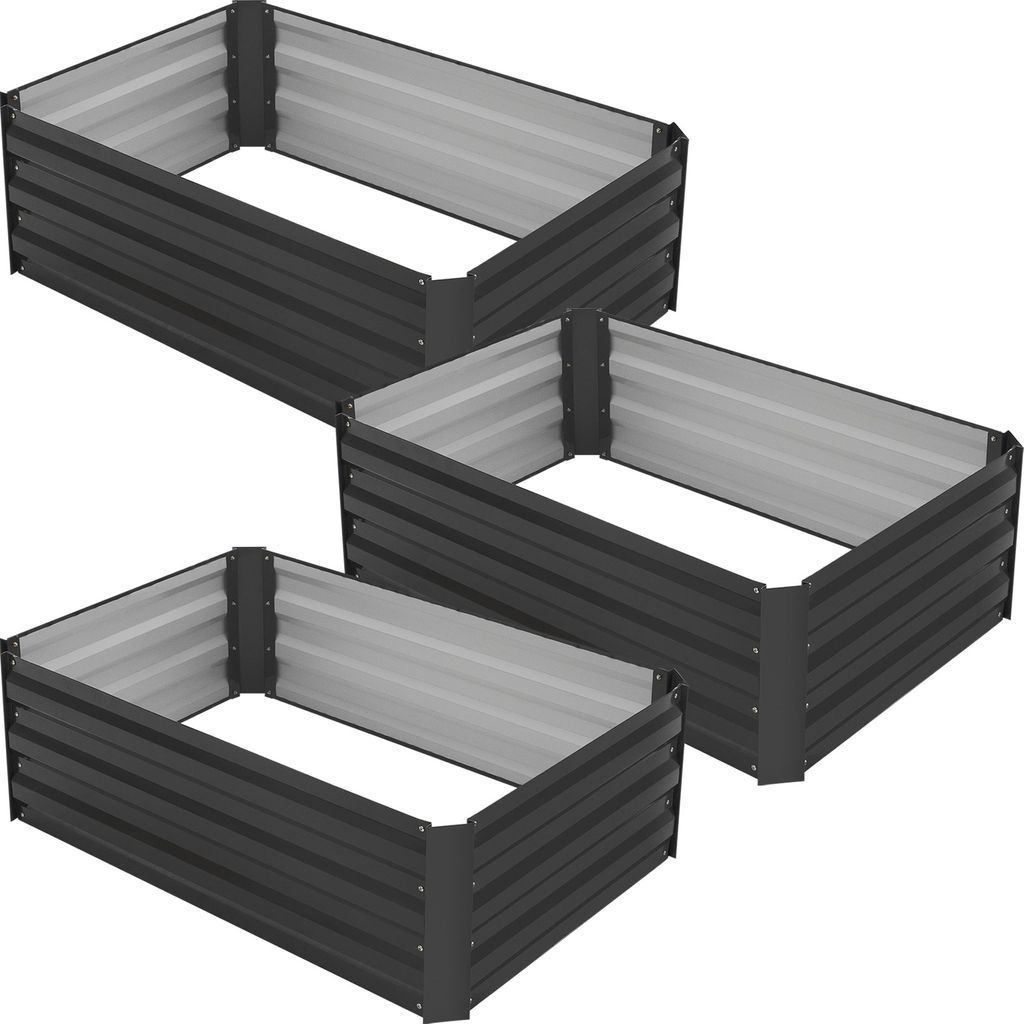 ML-Design Hochbeet für Garten - 3er Set, | Kaufland.de