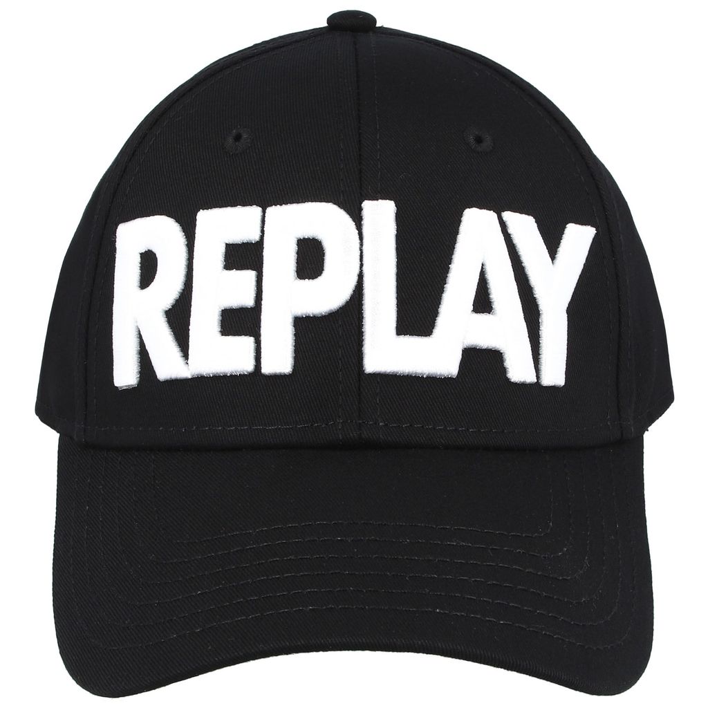 REPLAY Cap Black / Optical White Kappe | Kaufland.de