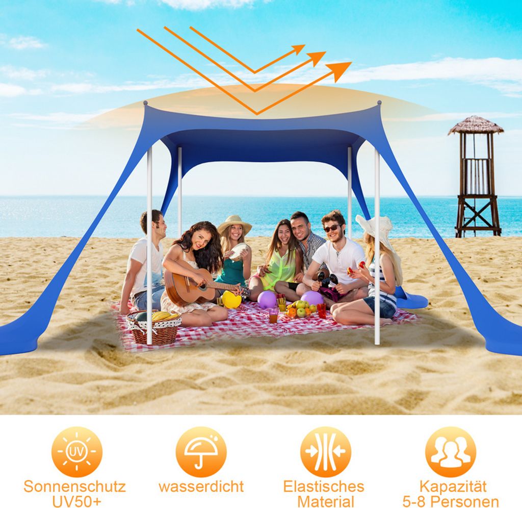 Yakimz Event Pavillon Strandmuschel | Kaufland.de