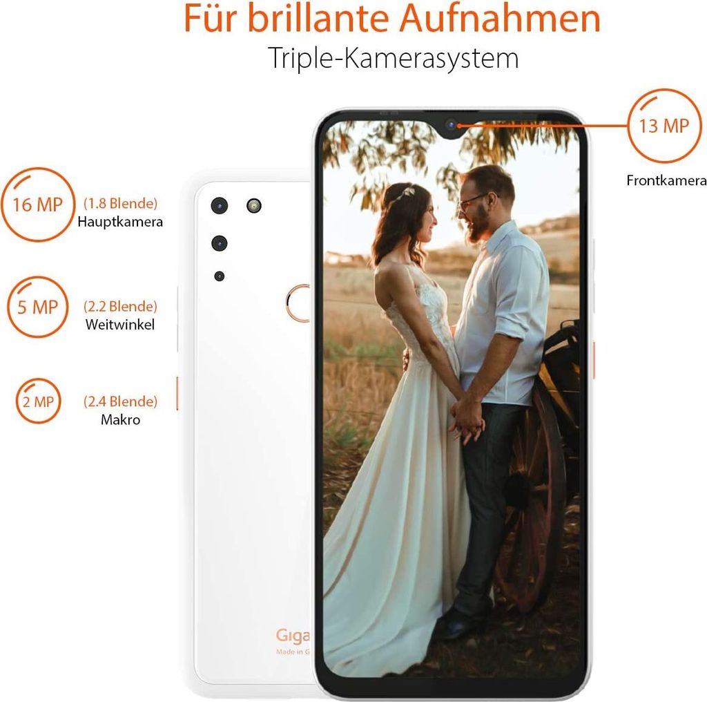 Gigaset GS4 16 cm (6,3") biely 4 GB - 64 GB - | Kaufland.sk