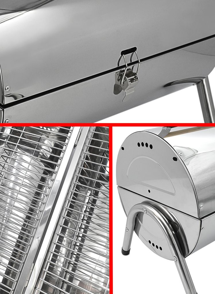 Edelstahl Holzkohlegrill Tischgrill Grill | Kaufland.de