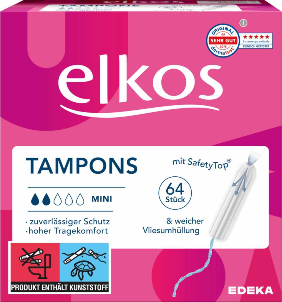 elkos Tampons Mini 3er Pack (3x64 Stück | Kaufland.de