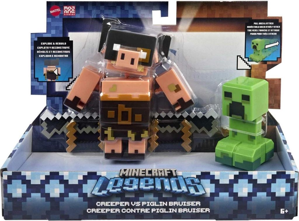 Minecraft Legends Creeper vs Piglin Brute 2er | Kaufland.de