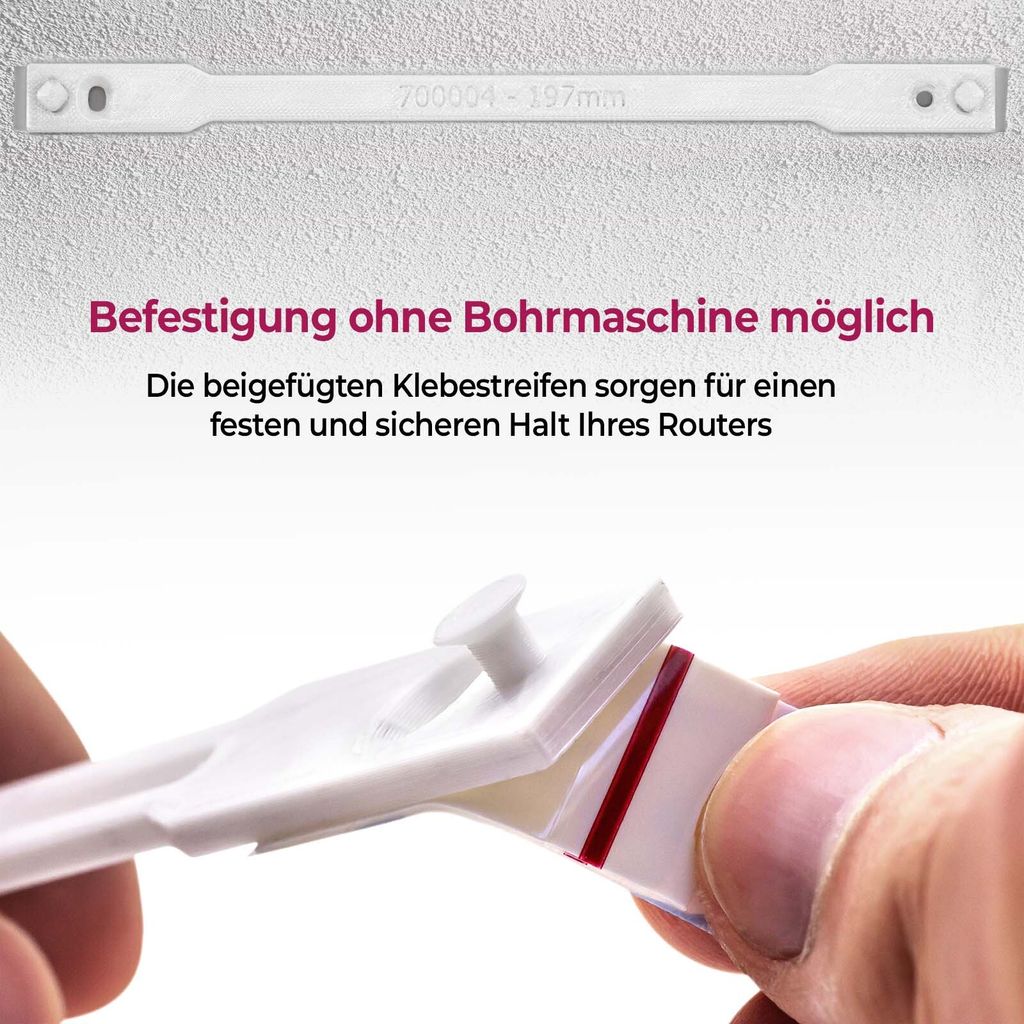 Router Wandhalterung Halter 197mm passend für | Kaufland.de