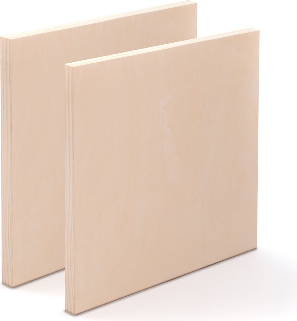 2x malířská plocha WOOD 40x40 cm | plátno z | Kaufland.cz