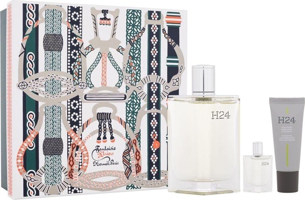 Hermès H24 EDT 100 ml + EDT MINI 5 ml + hydratační krém na