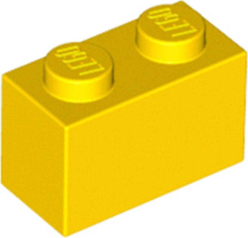 LEGO® 1x2 Stein Gelb (Yellow) 100 Stück LEGO® | Kaufland.de