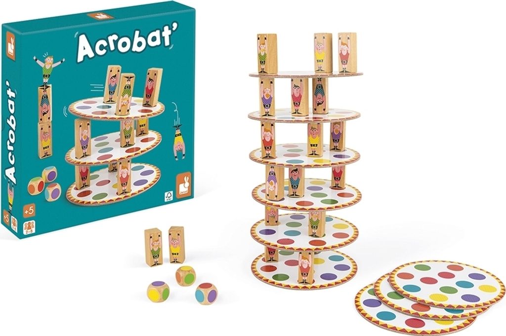 Hra Wiggle Tower "Acrobat Stolní hry | Kaufland.cz