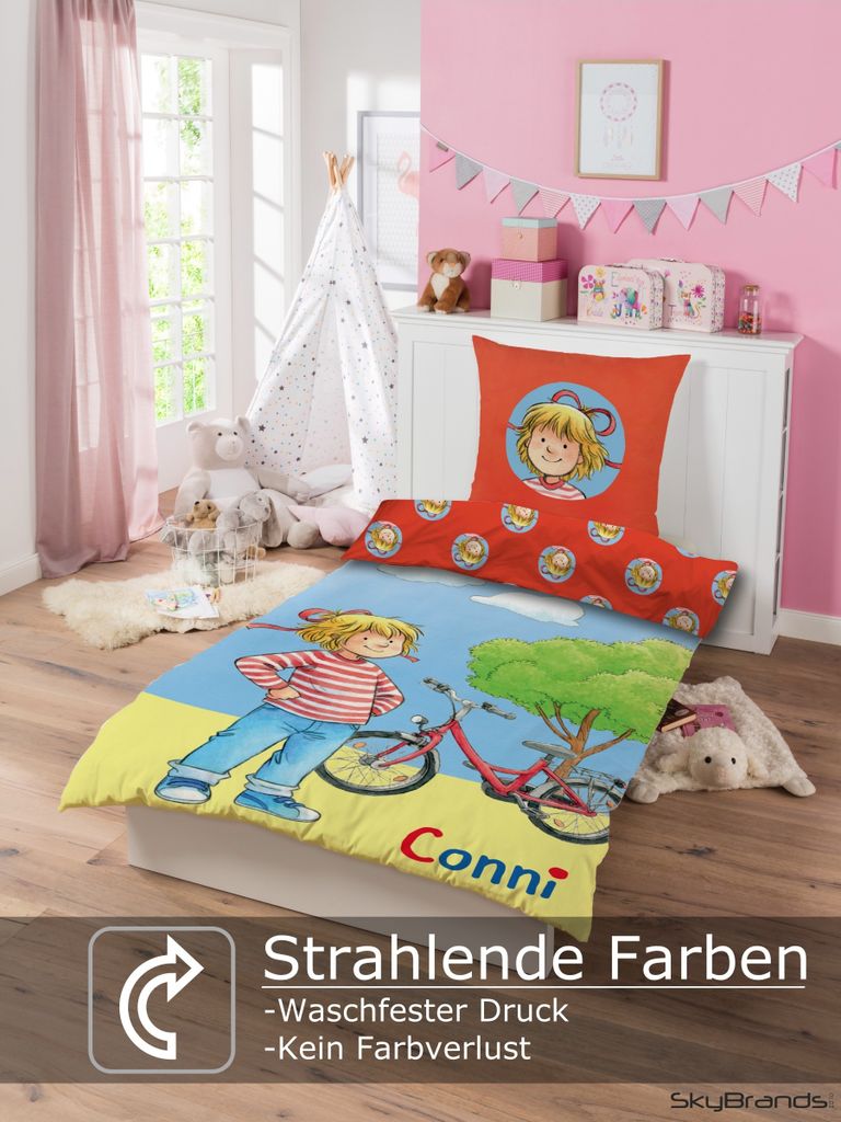 Conni Mädchen Bettwäsche 135x200 80x80 | Kaufland.de