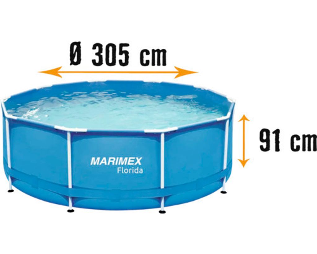 Aufstellpool Framepool Marimex Florida rund Ø | Kaufland.de