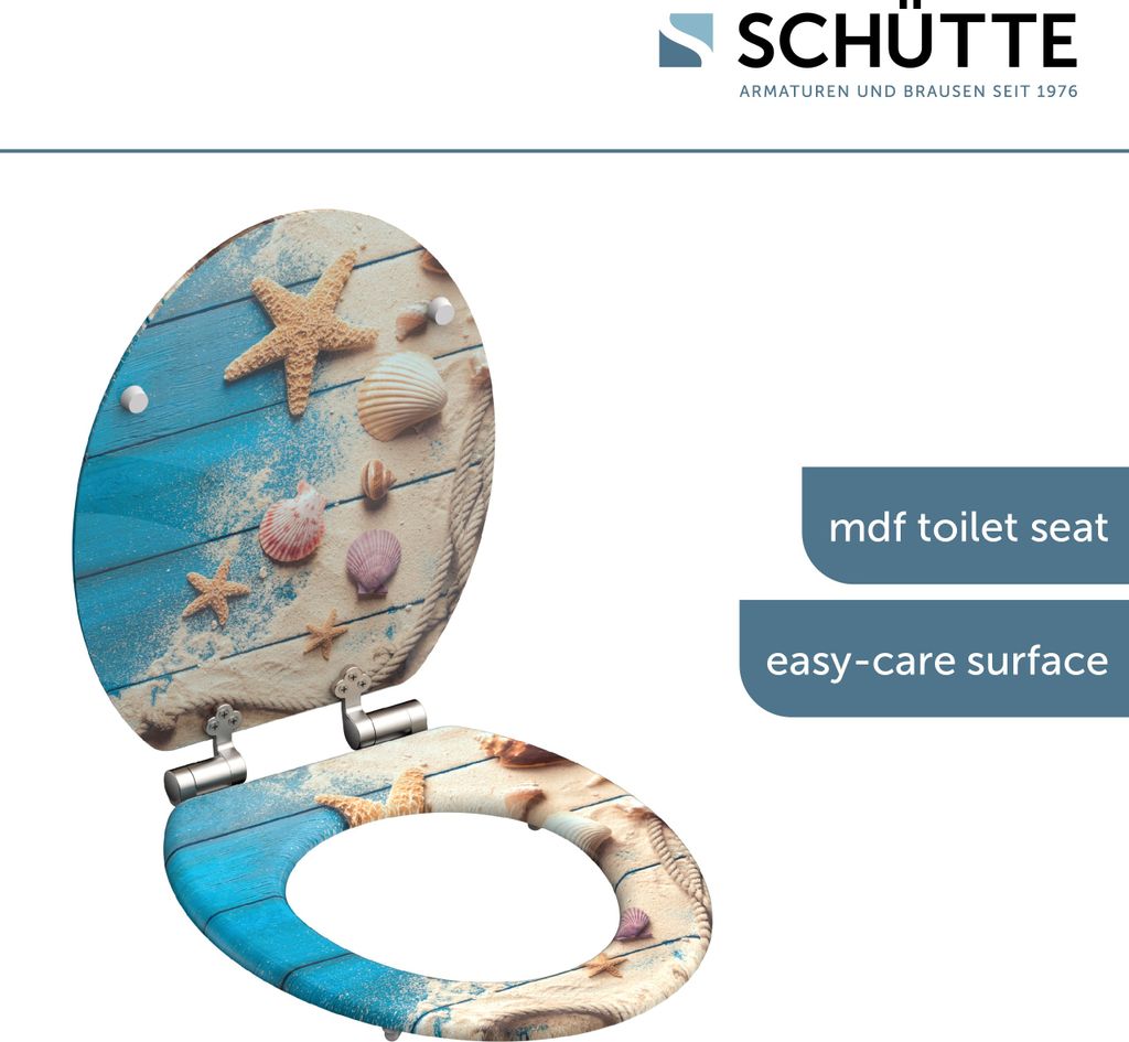 SCHÜTTE MDF WC sedátko BEACH AND WOOD, WC | Kaufland.cz