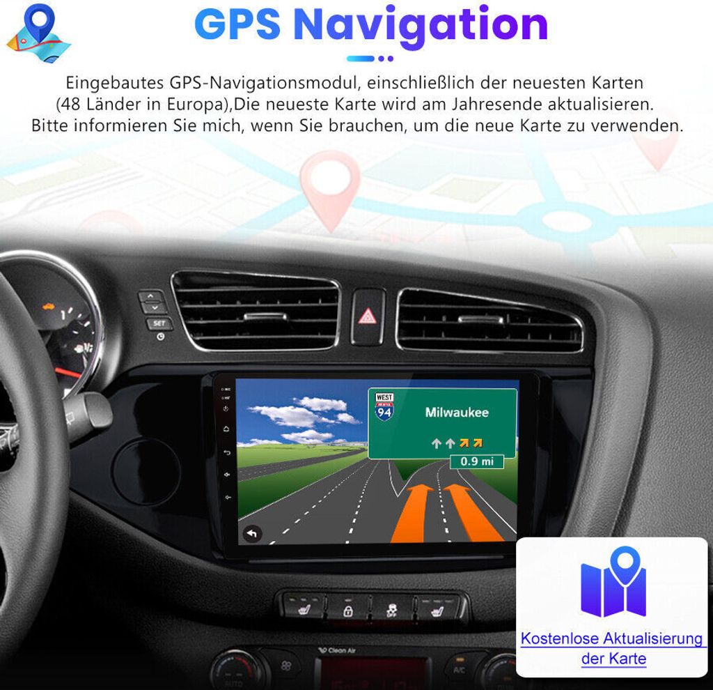 carplay android13 2+64G gps navi Für Kia Ceed | Kaufland.cz