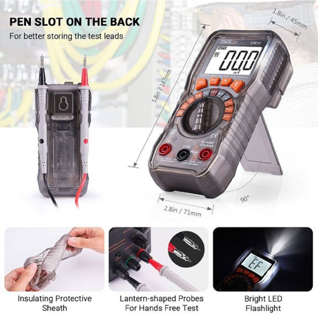 Digitálny multimeter TACKLIFE, testovacie | Kaufland.sk