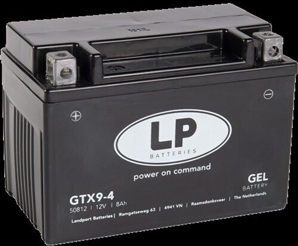 Landport Gelbatterie MG GTX9-4 (YTX9-BS) einschließlich