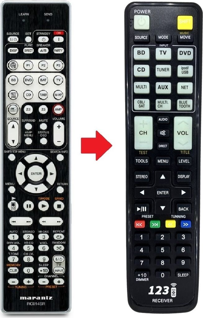 Ersatz Fernbedienung für Marantz RC014SR - | Kaufland.de