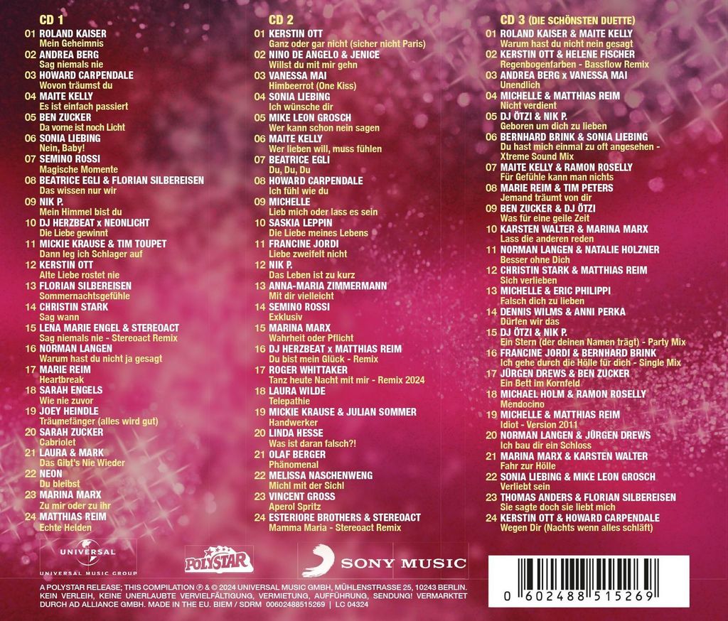 Various: Schlager 2024 - The hits of the year | Kaufland.sk