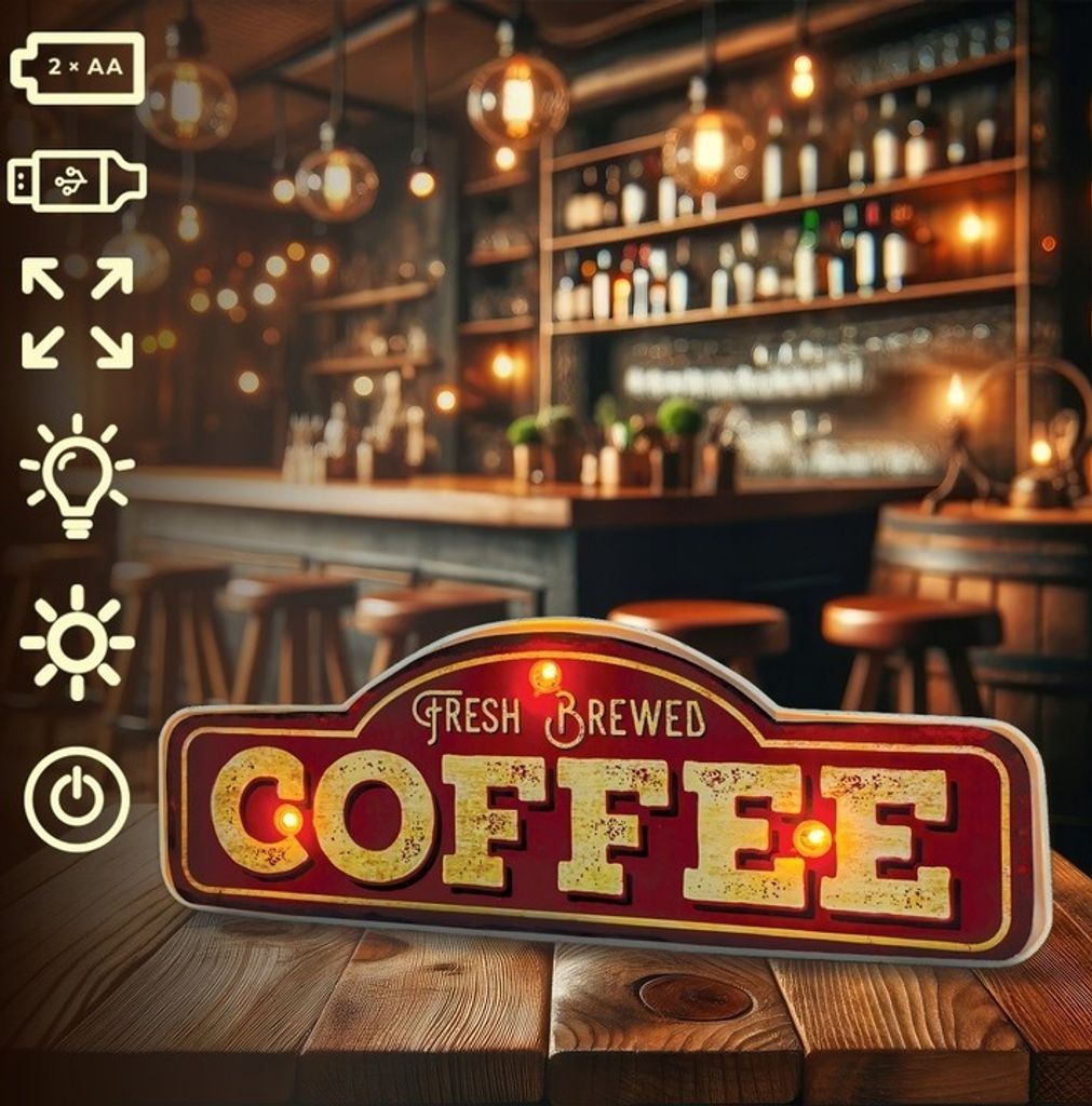 FOREVER Light Metallschild RETRO LED Fresh | Kaufland.de