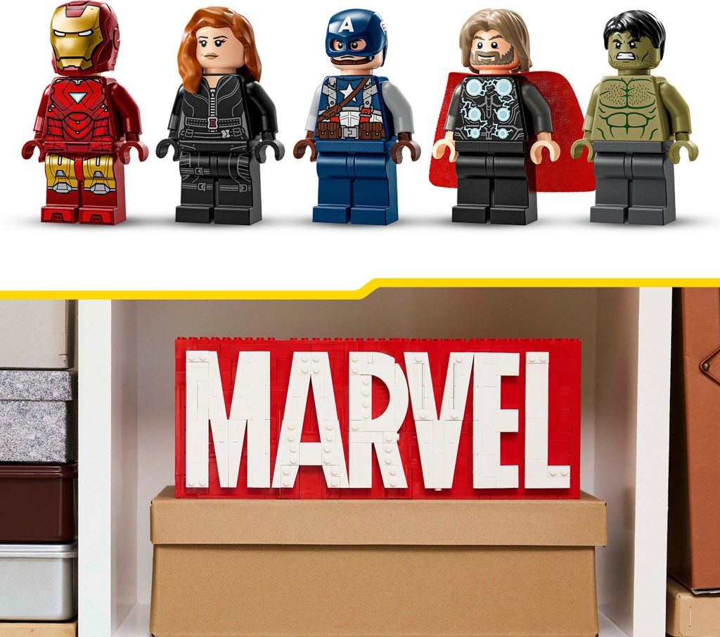 LEGO Marvel: MARVEL Logo & Minifiguren - | Kaufland.de