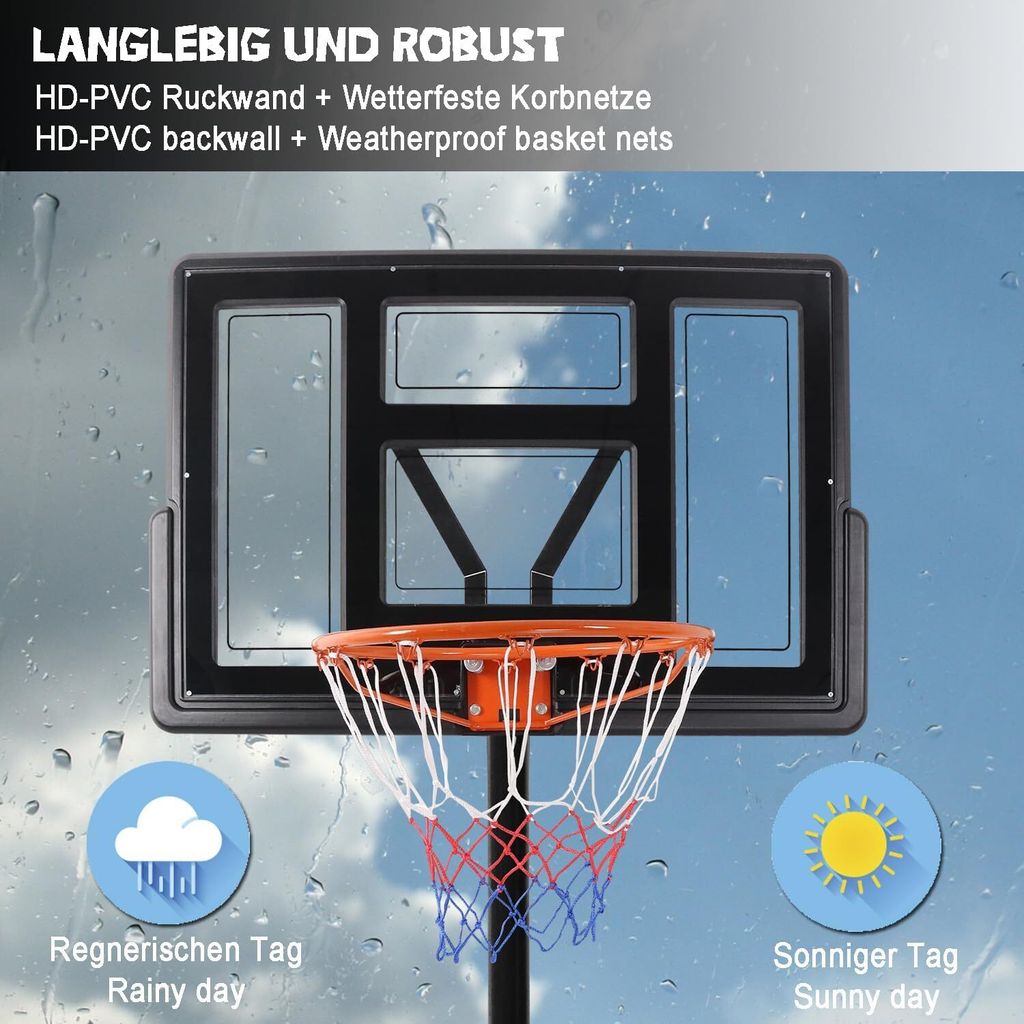 YARDIN Basketballkorb Outdoor 135-305cm | Kaufland.de