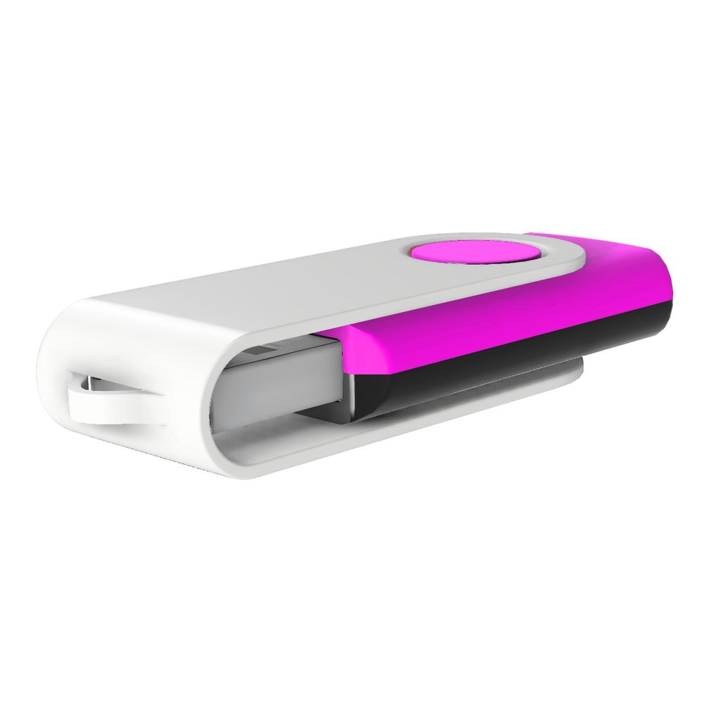 1GB USB Stick Swivel Schwarz/Pink mit Weissem | Kaufland.de