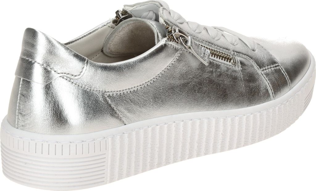 Gabor Shoes Sneaker - Silber Metallic Leder : | Kaufland.de