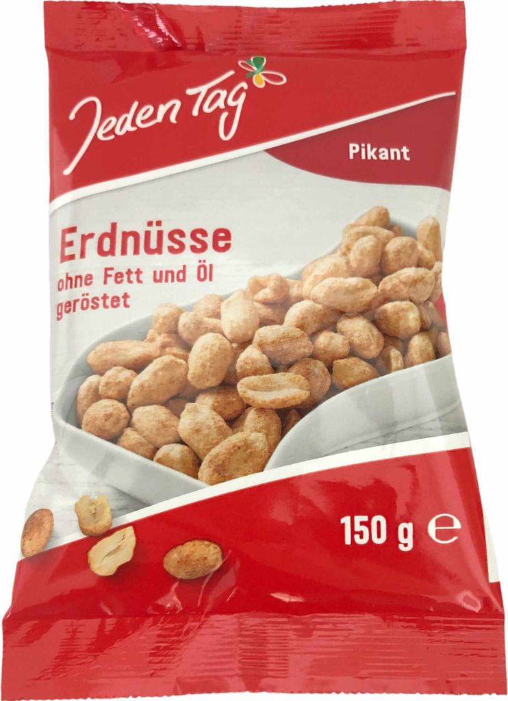 Jeden Tag Erdnüsse Pikant Gewürzt 12er Pack | Kaufland.de