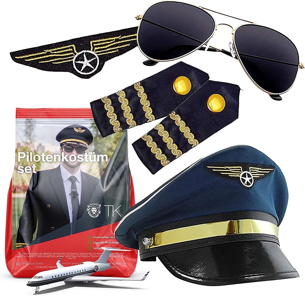 Pilot Set Kapitän Fasching Karneval für | Kaufland.de