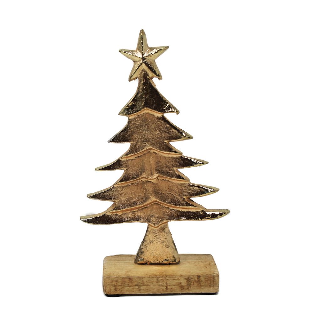 Weihnachtsbaum Tanne mit Stern in Gold aus | Kaufland.de