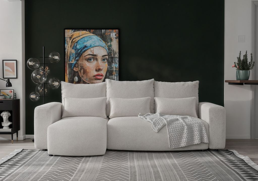 4ALLHOME Ecksofa mit Schlaffunktion Travis, | Kaufland.de