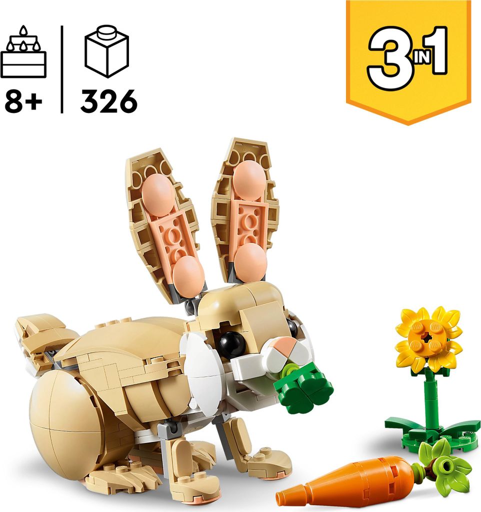 LEGO Creator 3in1 Häschen - Modell umbaubar | Kaufland.de
