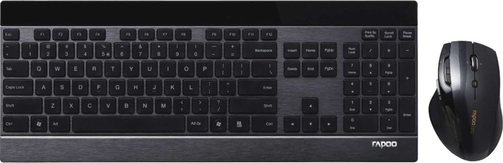 Rapoo 8900P - Ensemble clavier et souris - sans fil - 5 GHz