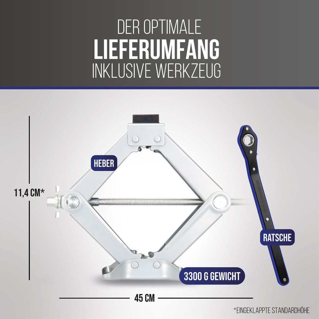 alca® Wagenheber Scherenwagenheber mit | Kaufland.de