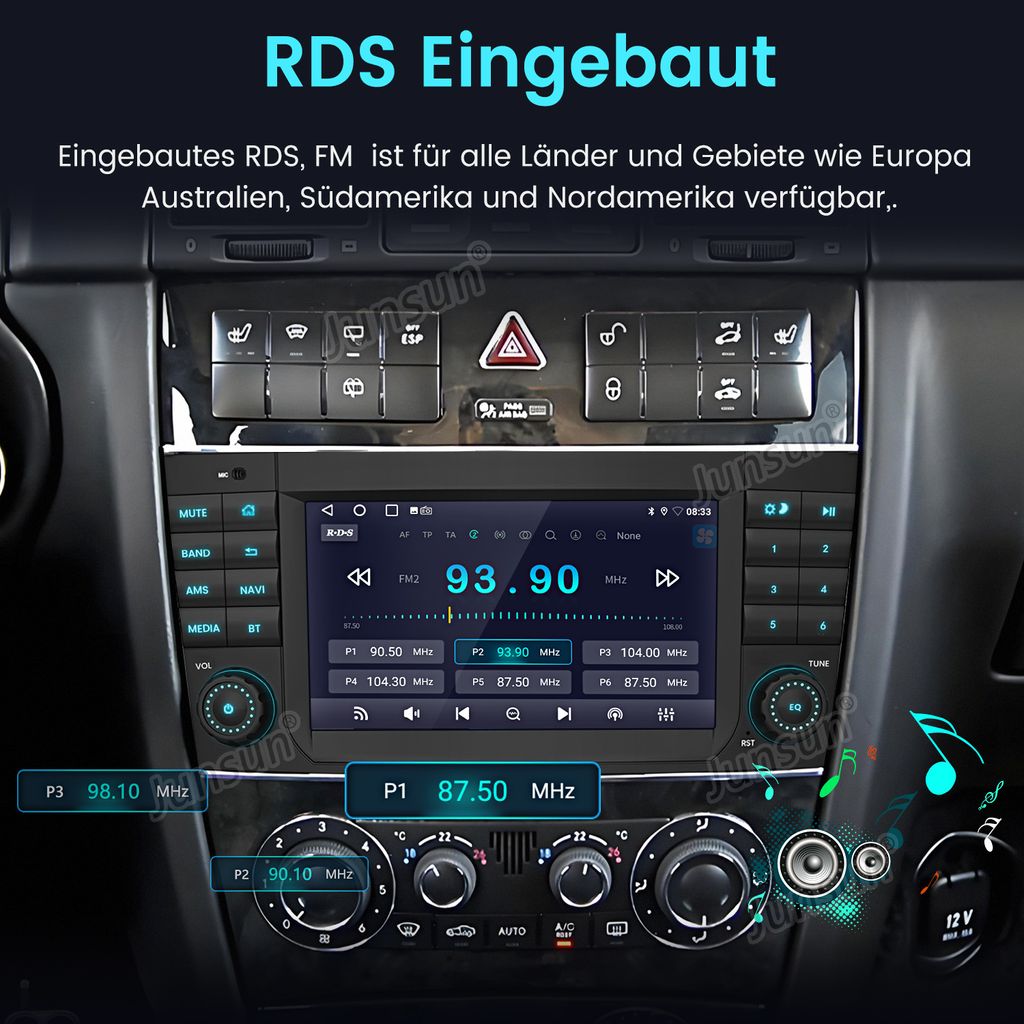 Awesafe Android 2Din rádio pro Mercedes W203 | Kaufland.cz
