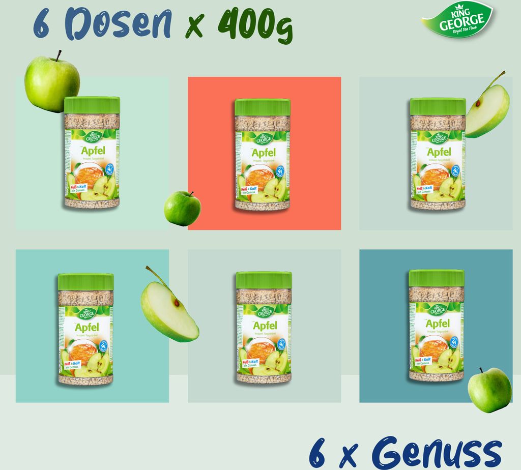 KING GEORGE Apfel Instant Teegetränk 6 x 400g | Kaufland.de