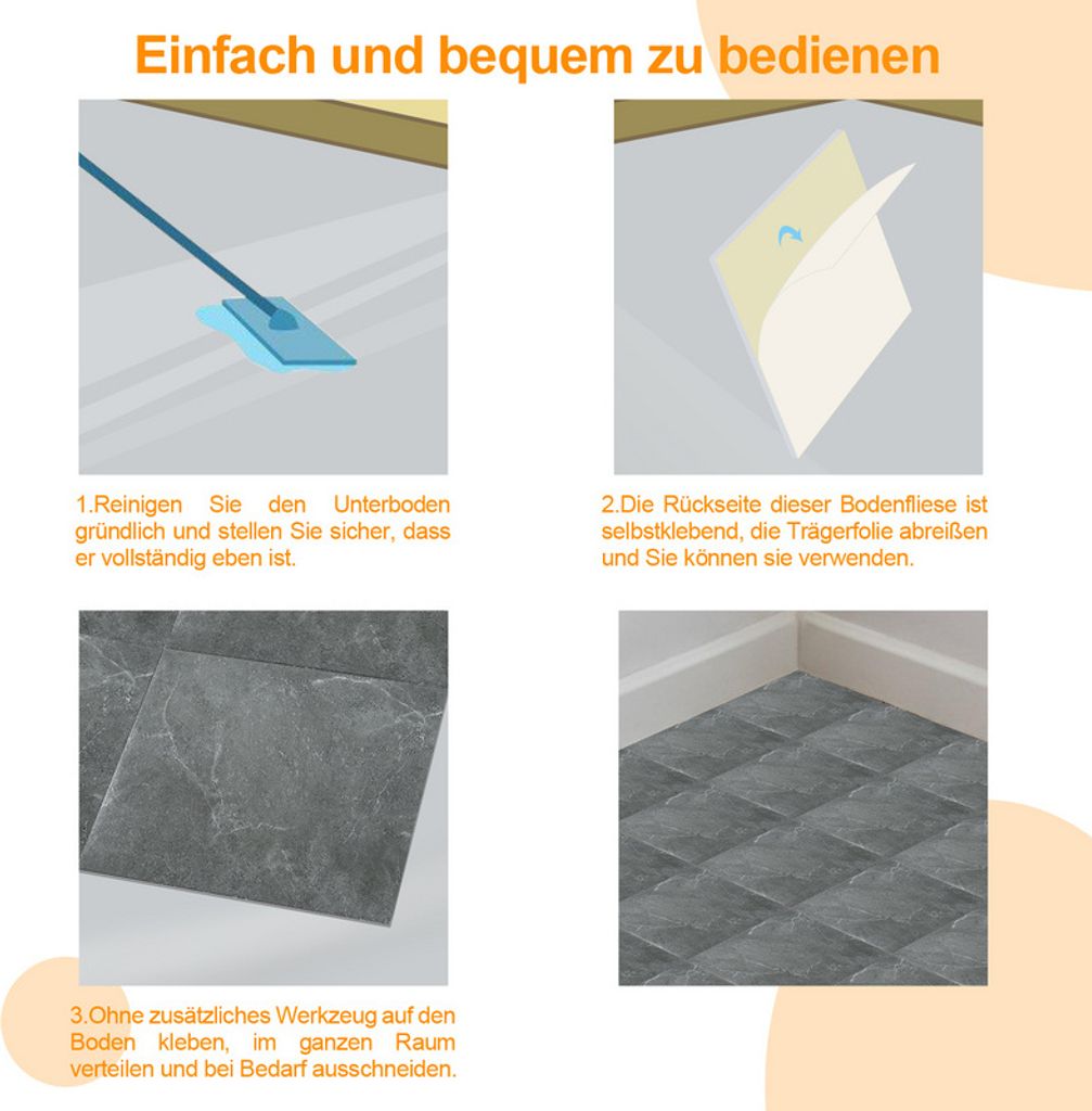 Jiubiaz PVC Laminat Vinyl Laminat Bodenbelag | Kaufland.de