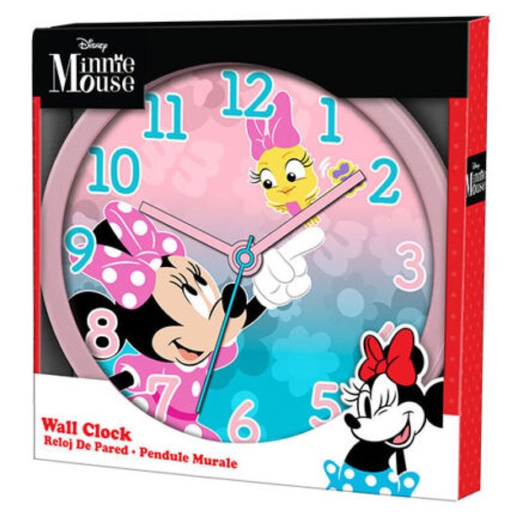 Nástenné hodiny Minnie Mouse Clock | Kaufland.sk