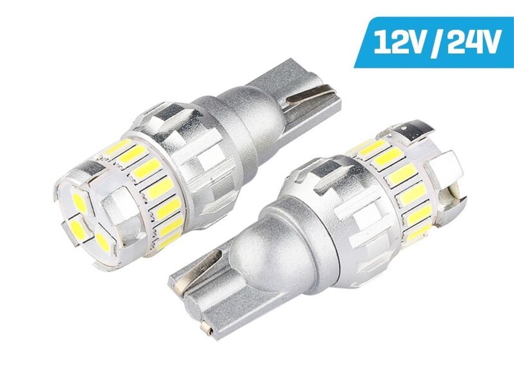 VISION W5W (T10) 12/24V 15x 3014 + 3x 3030 SMD LED