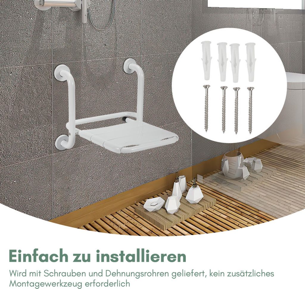 TolleTour Duschsitz Klappbar Duschhocker & | Kaufland.de