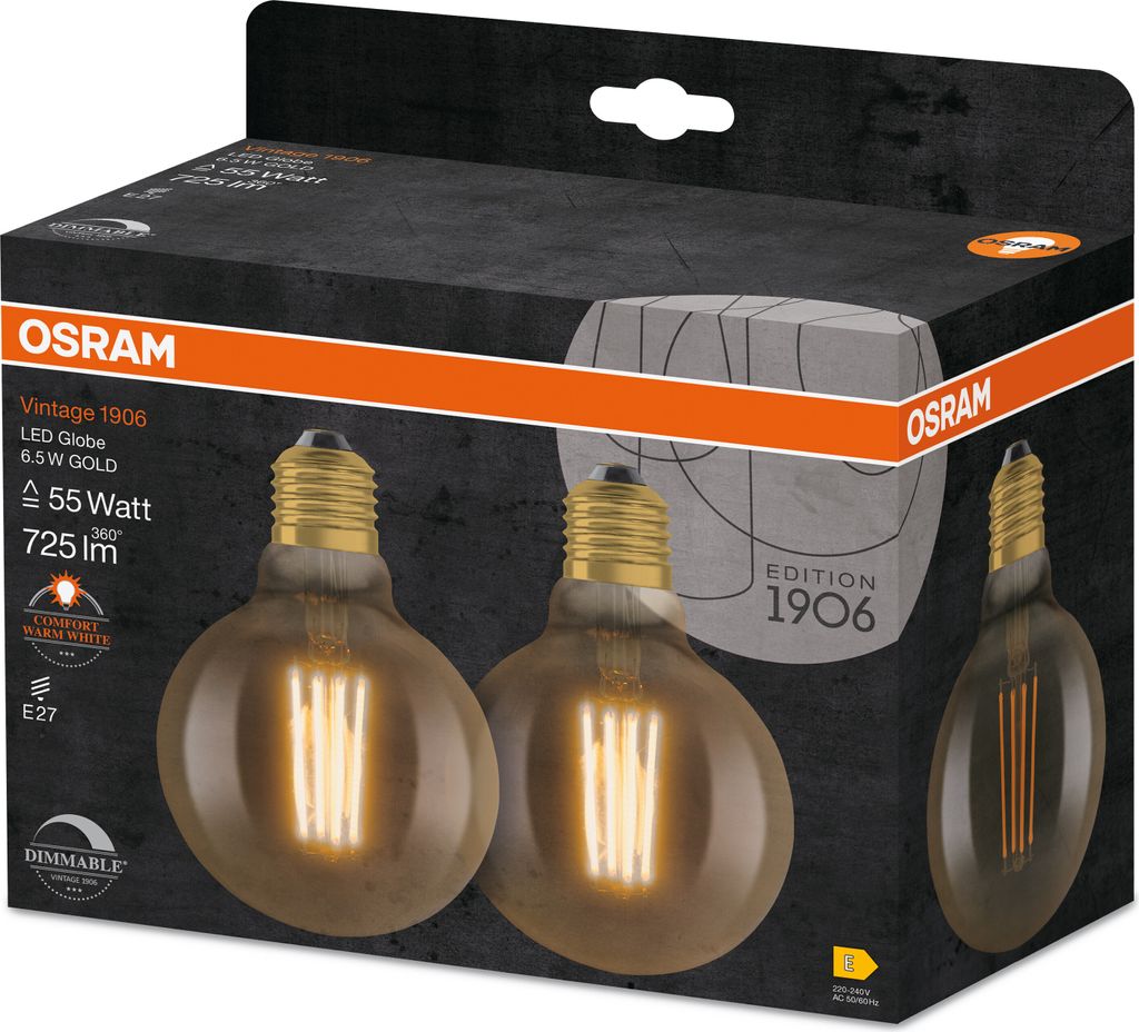 OSRAM 1906 Vintage Edition pre päticu E27, | Kaufland.sk